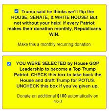 Dems Introduce Legislation to Ban Pre-Checked Recurring Donation Boxes ...