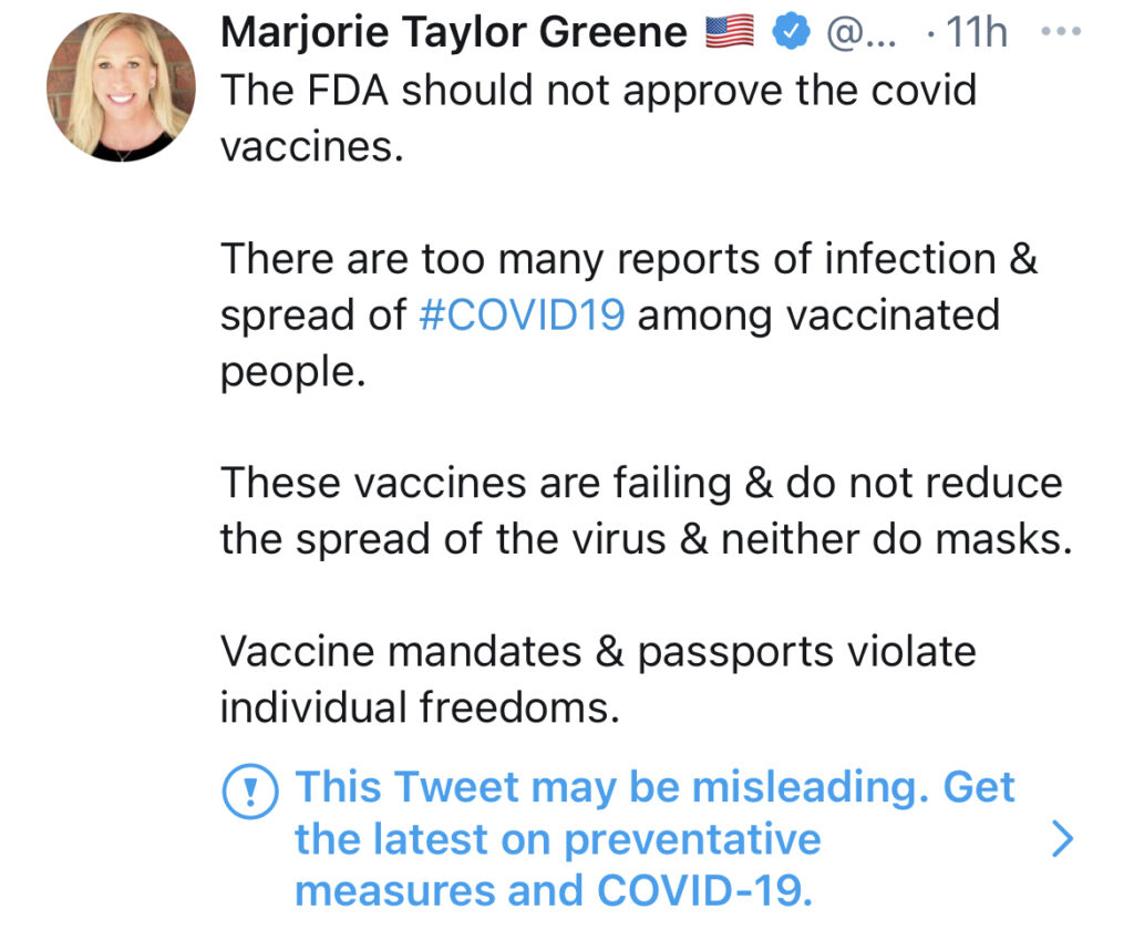 Twitter Suspends Rep. Marjorie Taylor Greene For Covid Misinformation ...