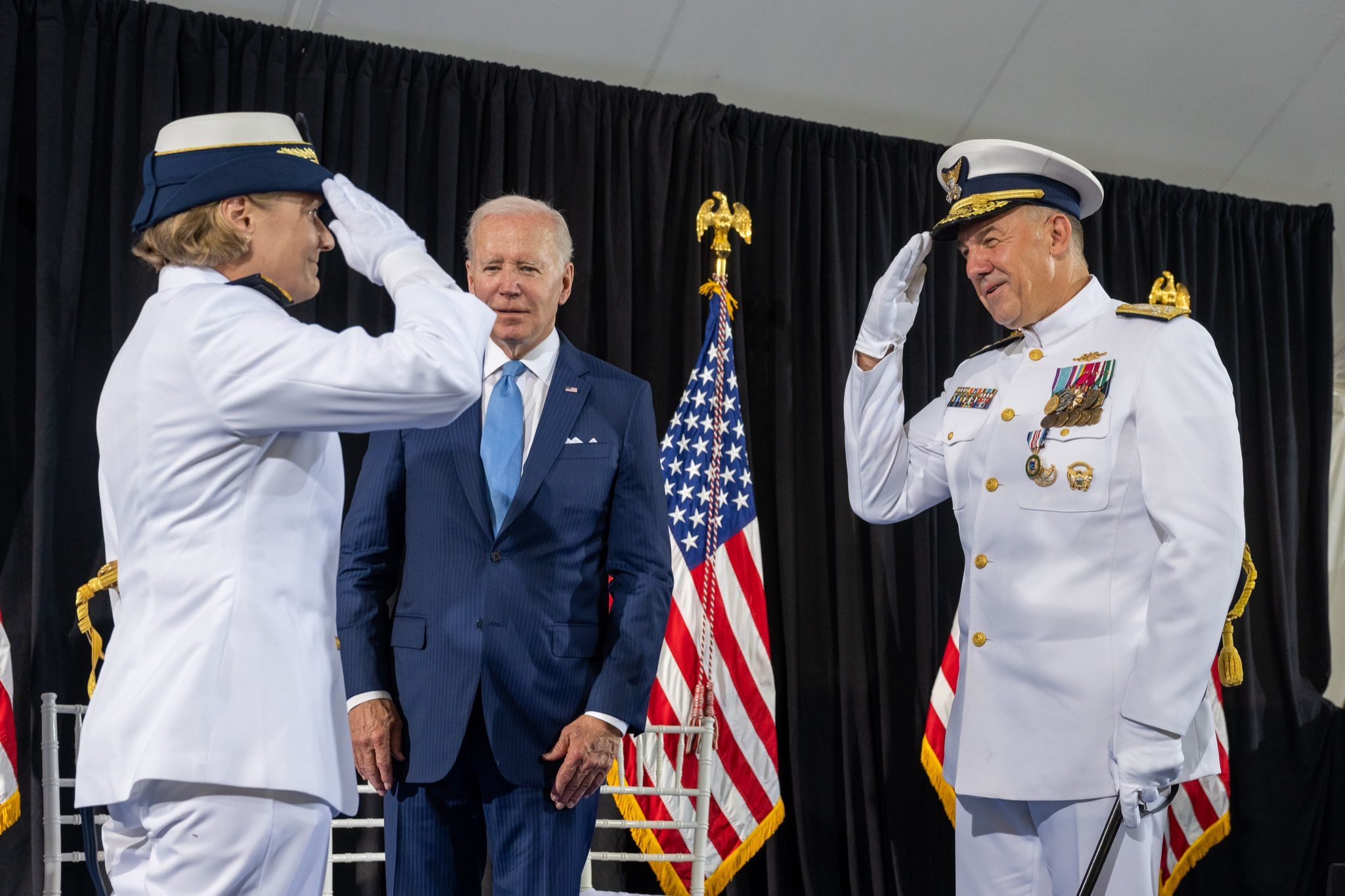 Admiral Linda Fagan Becomes First Female To Lead Branch Of Military ...
