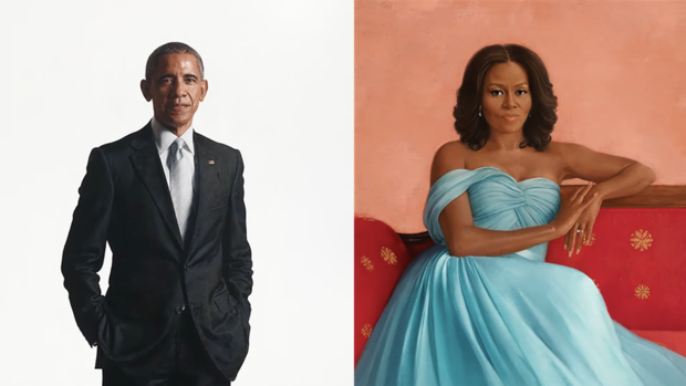 The Obamas Return To White House To Unveil Official Portraits - Poli Alert