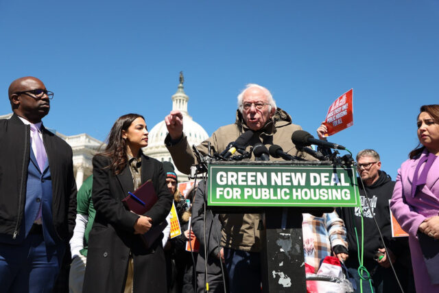 AOC, Sanders Renew Fight for Green New Deal for Public Housing - Poli Alert