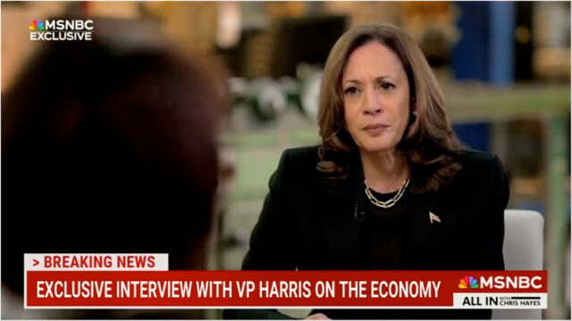 Harris Pitches An ‘opportunity economy’ In Debut One-On-One TV Interview